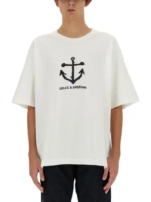 Dolce & Gabbana T-shirt With Logo - White