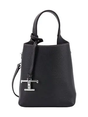 TOD'S Textured Leather Micro Crossbody Bag - Multicolor