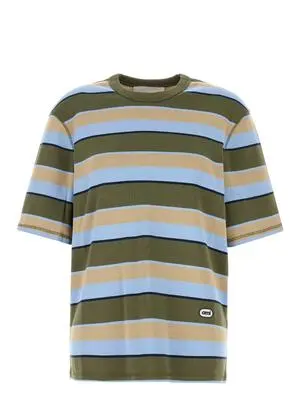 AMI Paris Embroidered Cotton Oversize T-shirt - Multicolor