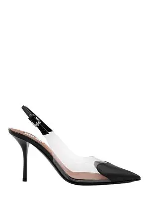 Alaïa Le Coeur Slingback Pvc And Leather Pumps - Multicolor