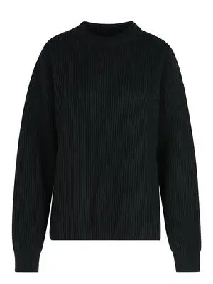 JIL SANDER JIL SANDER Wool Crew Neck Sweater Black