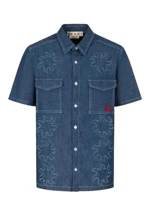 Marni Pocketed Shirt - Blue