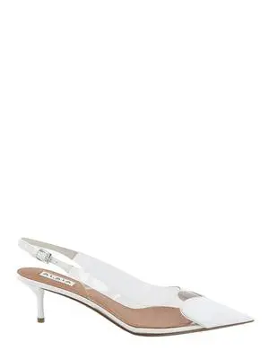 Alaïa Alaia Women Le Coeur Slingback Pvc And Leather Pumps Multicolor