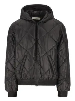 Celine Quilted Nylon Bomber Jacket - Multicolor