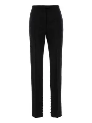 Dries Van Noten Wool Blend Pandoris Pant - Black