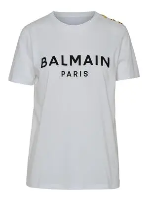 Balmain Cotton T-shirt - White