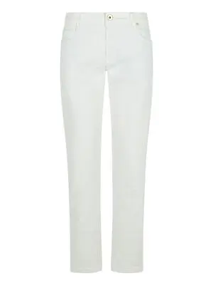 Eleventy ELEVENTY Cotton Straight Leg Pants White