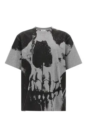 Alexander McQueen Skull' T-shirt - White/black