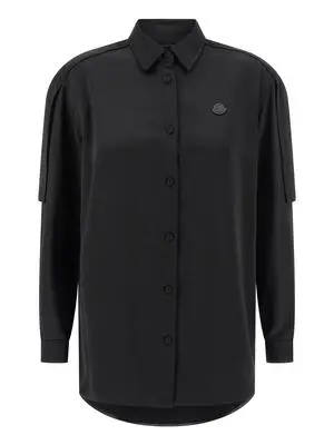 Moncler X Edward Enninful Satin Shirt - Black