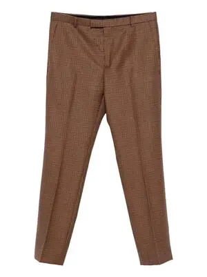 Gucci GUCCI Wool Houndstooth Trousers Multicolor