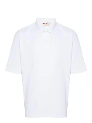 Marni Logo Cotton Polo Shirt - Multicolor