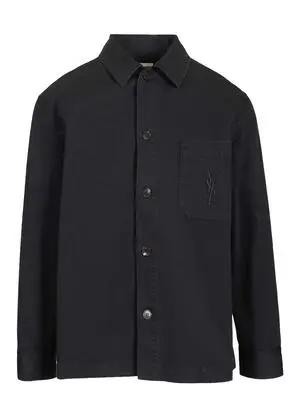 Saint Laurent Cassandre Overshirt - Blue