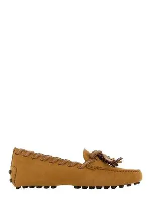 TOD'S Suede Loafers - Brown