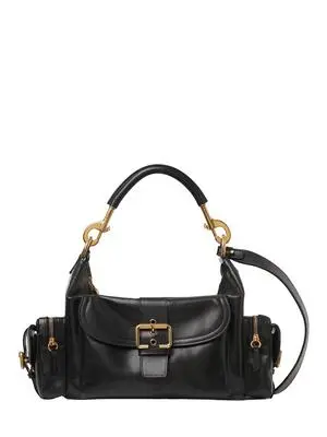 Chloé Carry Shiny Buffalo Leather Shoulder Bag - Multicolor