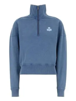 Isabel Marant Étoile Cotton Blend Ross Sweatshirt - Blue