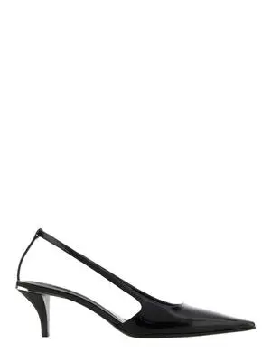 Gucci Leather Slingback Pumps - Black