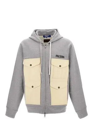 Junya Watanabe Cotton Zip-up Hoodie - Multicolor