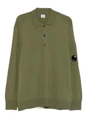C.P. COMPANY Wool Polo - Green