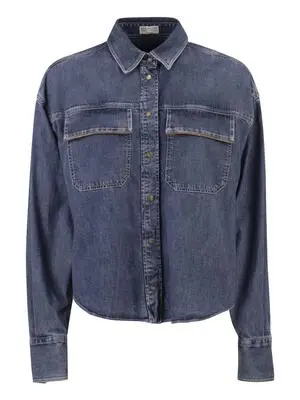Brunello Cucinelli Cotton Denim Shirt - Multicolor