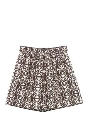 Max Mara MAX MARA Printed Cotton Shorts Multicolor