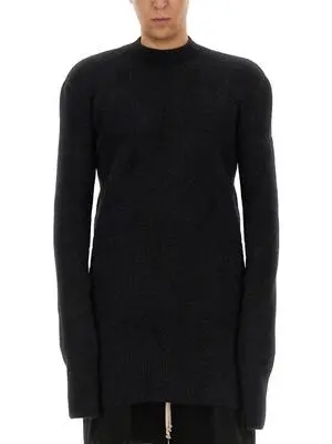 Rick Owens Wool Jersey Sweater - Black