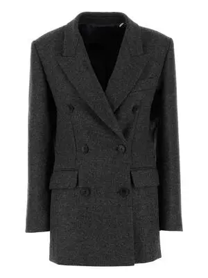Isabel Marant Étoile Dark Grey Wool Isidora Blazer - Gray