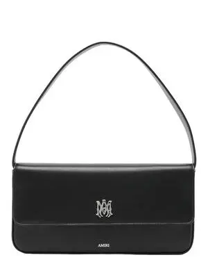 Amiri Leather Shoulder Bag - Black