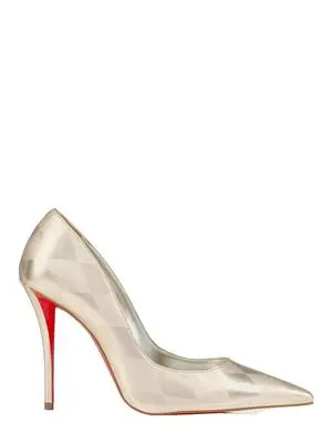 CHRISTIAN LOUBOUTIN CHRISTIAN LOUBOUTIN Miss Z Lambskin Pumps Gray