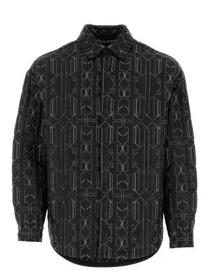 Palm Angels Embroidered Nylon Padded Shirt - Multicolor