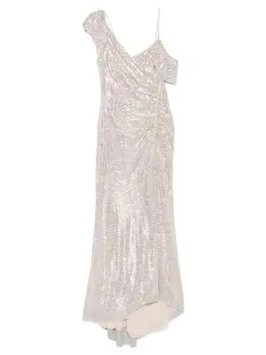 SELF-PORTRAIT Evening Dress - Silver