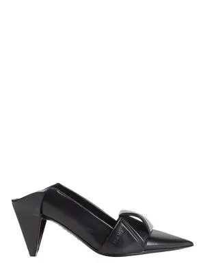 Loewe Origami Flap Back Pumps - Black
