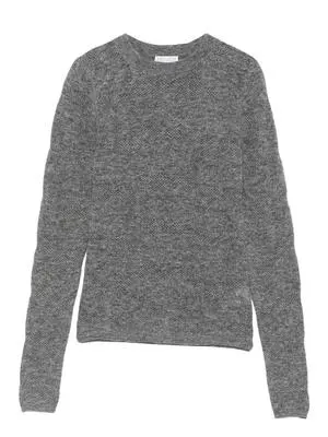Brunello Cucinelli Open-knit Crew Neck Jumper - Gray