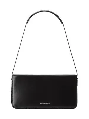 Alexander Wang Leather Shoulder Bag - Black