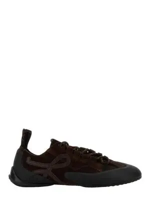 Loewe Calfskin Sneakers - Brown