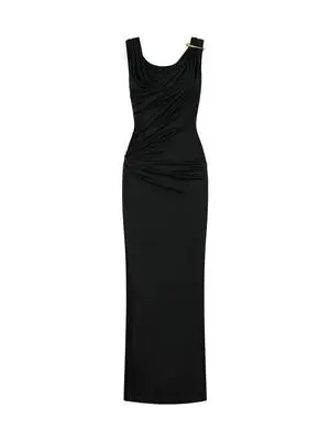 Versace Viscose Dress - Black