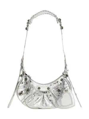 Balenciaga Le Cagole Xs Shoulder Bag - Silver