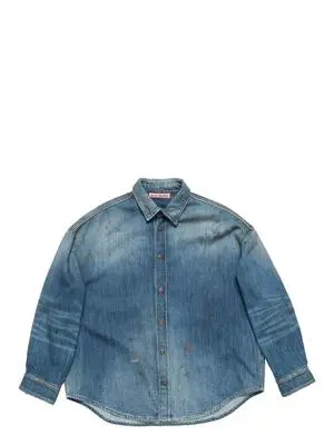 Acne Studios Denim Cotton Shirt - Multicolor