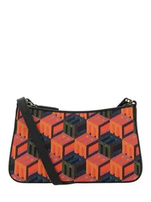 Mcm Embroidered Fabric Rockstar Crossbody Bag - Multicolor