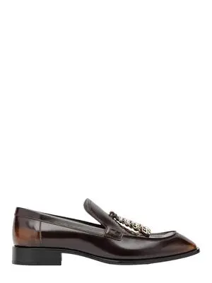 Loewe Calf Leather Loafer - Brown