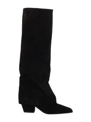 Paris Texas Jane 60 Leather Boots - Black