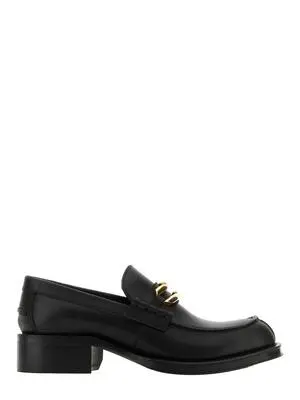 LANVIN Leather Medley Loafers - Black