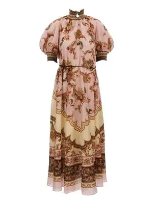 Zimmermann Aster Billow Maxi Dress - Multicolor