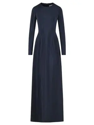 MAISON MARGIELA Cupro Maxi Dress - Blue