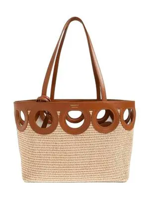 FERRAGAMO Extra-large Woven Tote - Brown