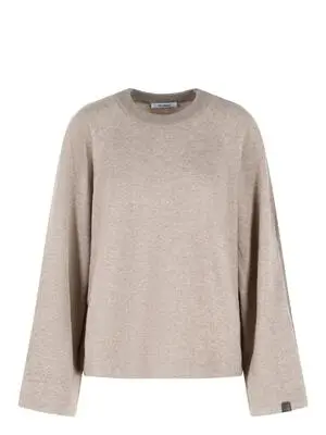 Max Mara MAX MARA Aere Cashmere And Virgin Wool Sweatshirt Cream