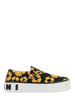 Marni Printed Canvas Slip Ons - Multicolor