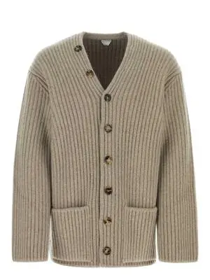 Bottega Veneta Wool Blend Cardigan - Brown