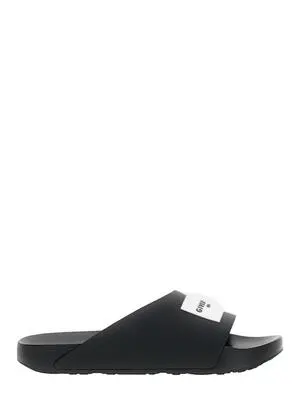 Givenchy GIVENCHY Label Slide Flat Sandal Multicolor