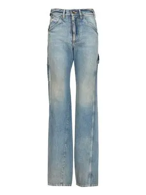 MAISON MARGIELA Straight Leg Jeans - Blue
