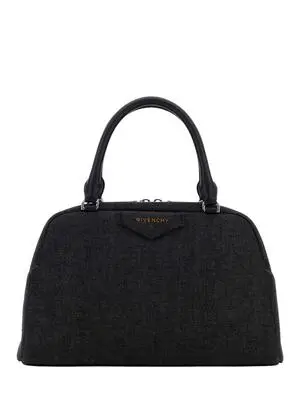 Givenchy Dark Denim Antigona East West Handbag - Blue